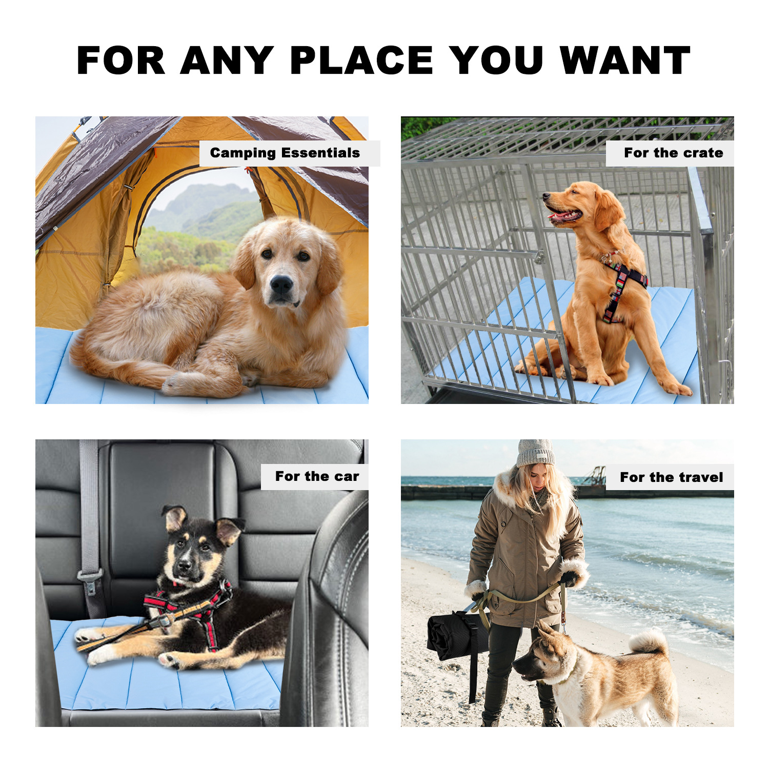Pet Bed: Waterproof Portable Dog Mat -Pet Product Manufacturers
