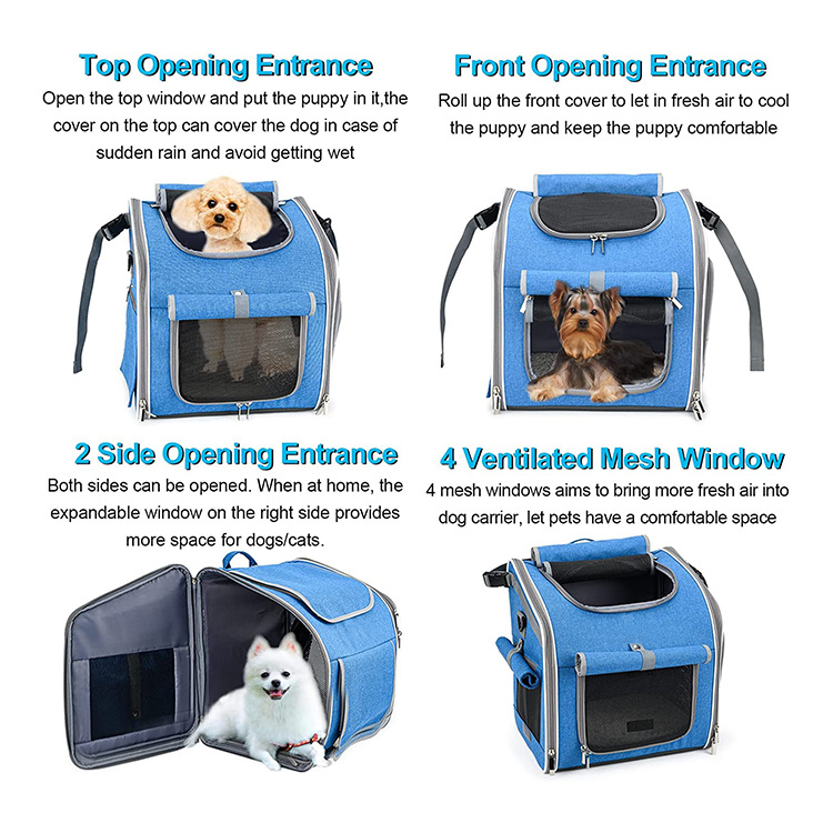 Pet Carrier: Portable Outdoor Pet Carrier Travel Bag